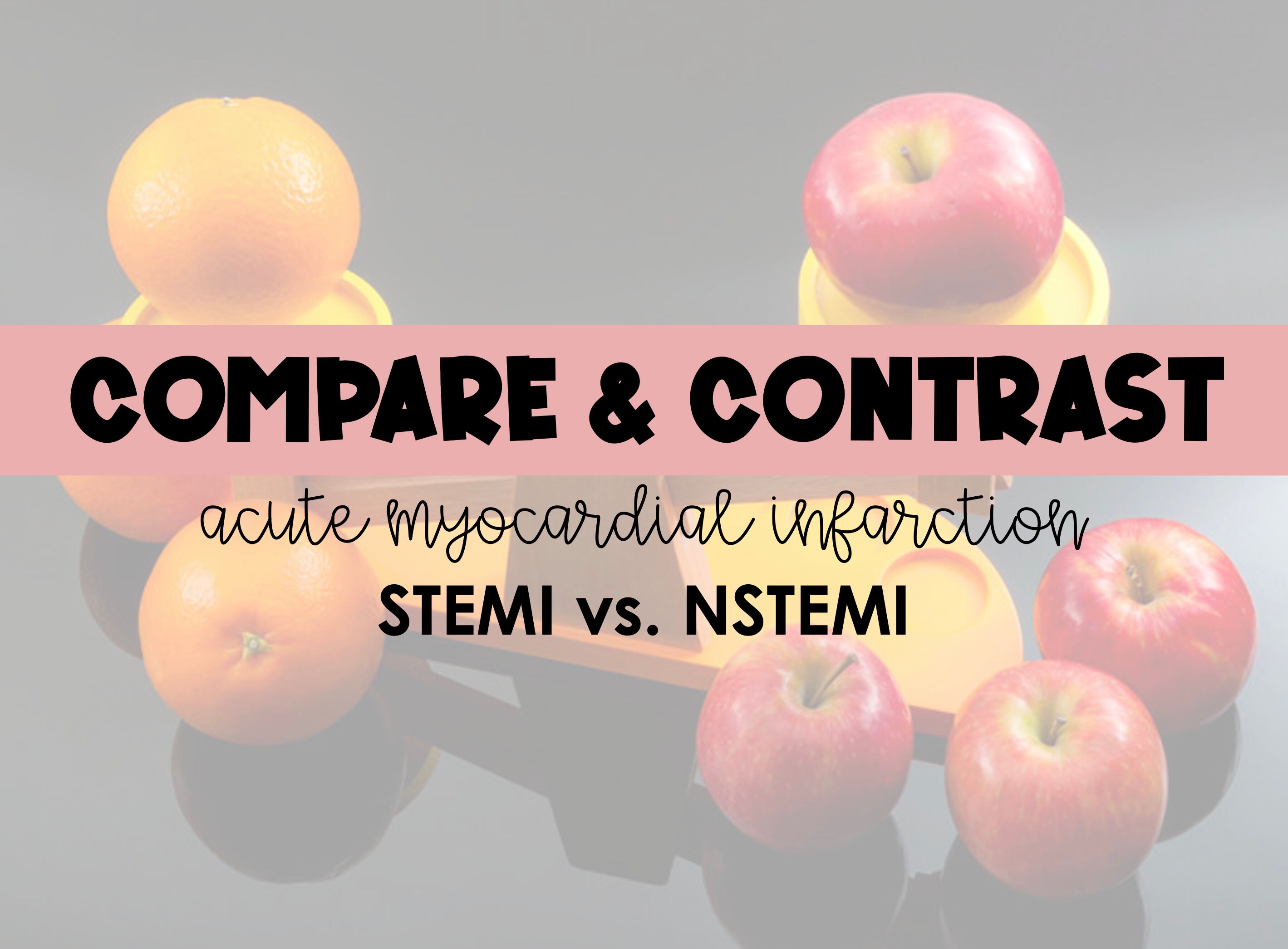 Acute Myocardial Infarction (MI) - STEMI Vs. NSTEMI - Compare ...