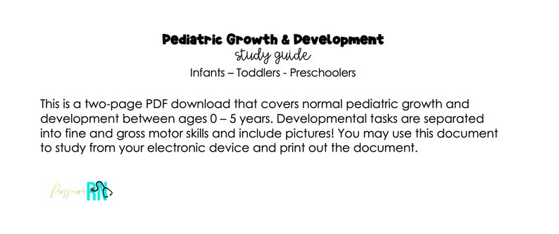 Pediatric Growth & Development Tasks Study Guide - Fine and Gross Motor ...