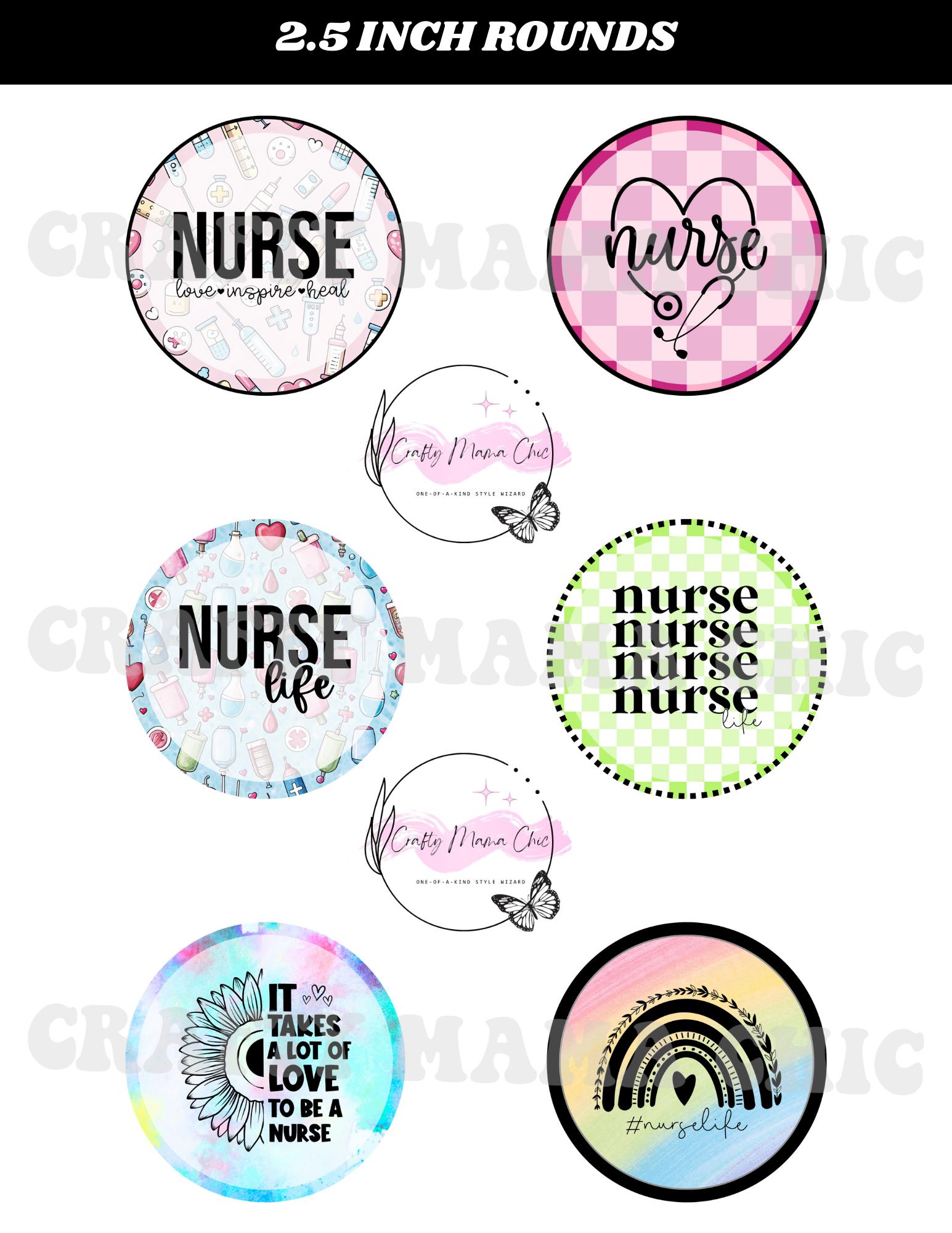 Digital Cardstock Download | Freshie Supplies | Nurse | Freshie Rounds ...