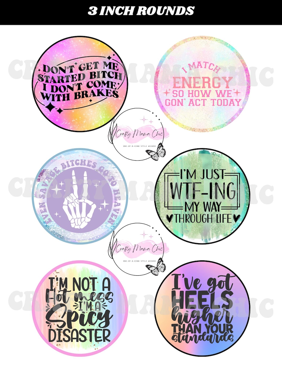 Digital Cardstock Download | Freshie Supplies | Savage | Freshie Rounds ...
