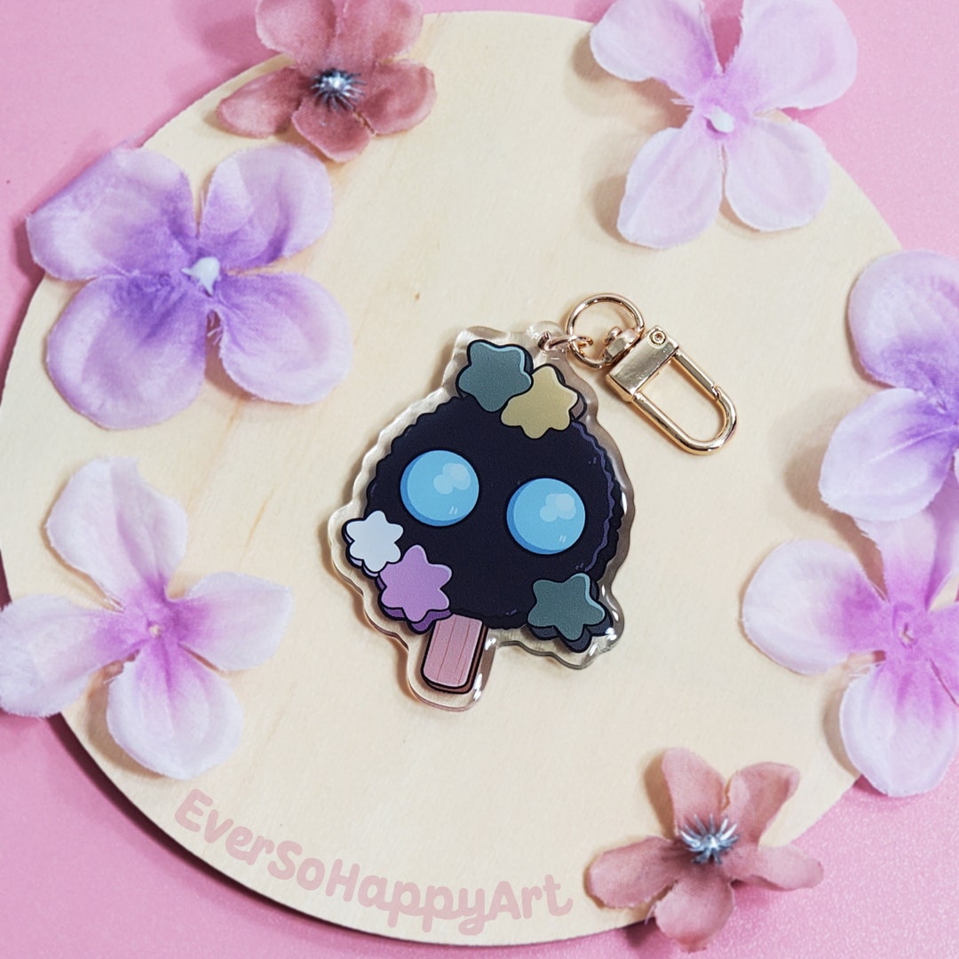 Soot Popsicle Keychain Cute Acrylic Epoxy Keychain Great for Keys ...