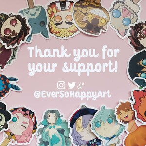 Hero Anime Popsicle Sticker Chibi Ice Cream Glossy or Holographic MHA ...