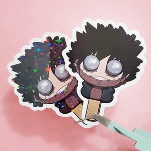 Dabi Anime Popsicle Sticker Chibi Ice Cream Glossy or Holographic MHA ...