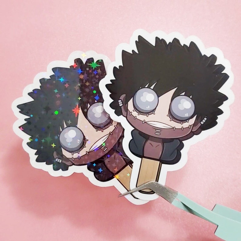 Dabi Anime Popsicle Sticker Chibi Ice Cream Glossy or - Etsy