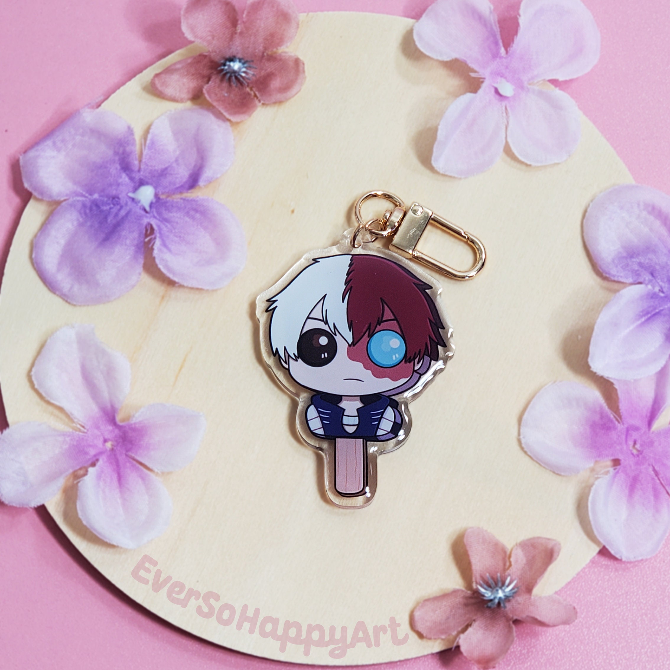 Hero Anime Popsicle Keychain Cute Acrylic Epoxy Keychain - Etsy