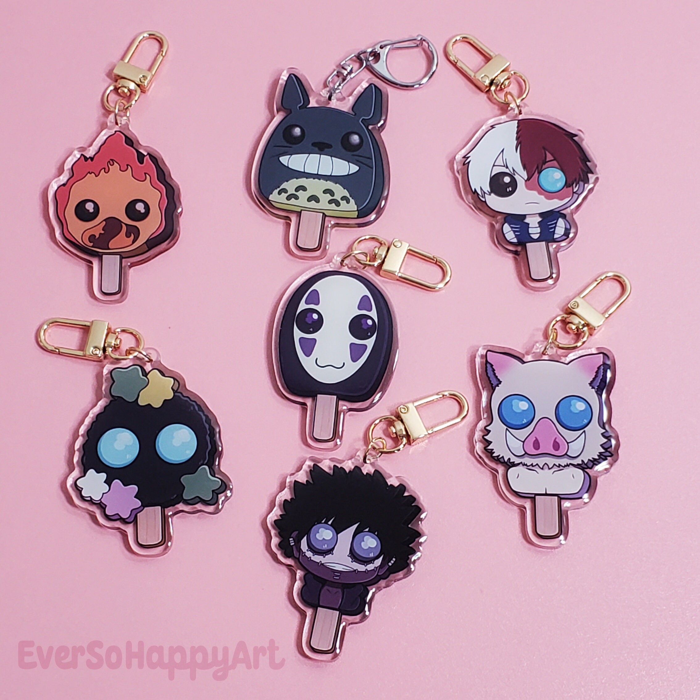 Dabi Popsicle Keychain Cute Acrylic Epoxy Keychain Great for - Etsy