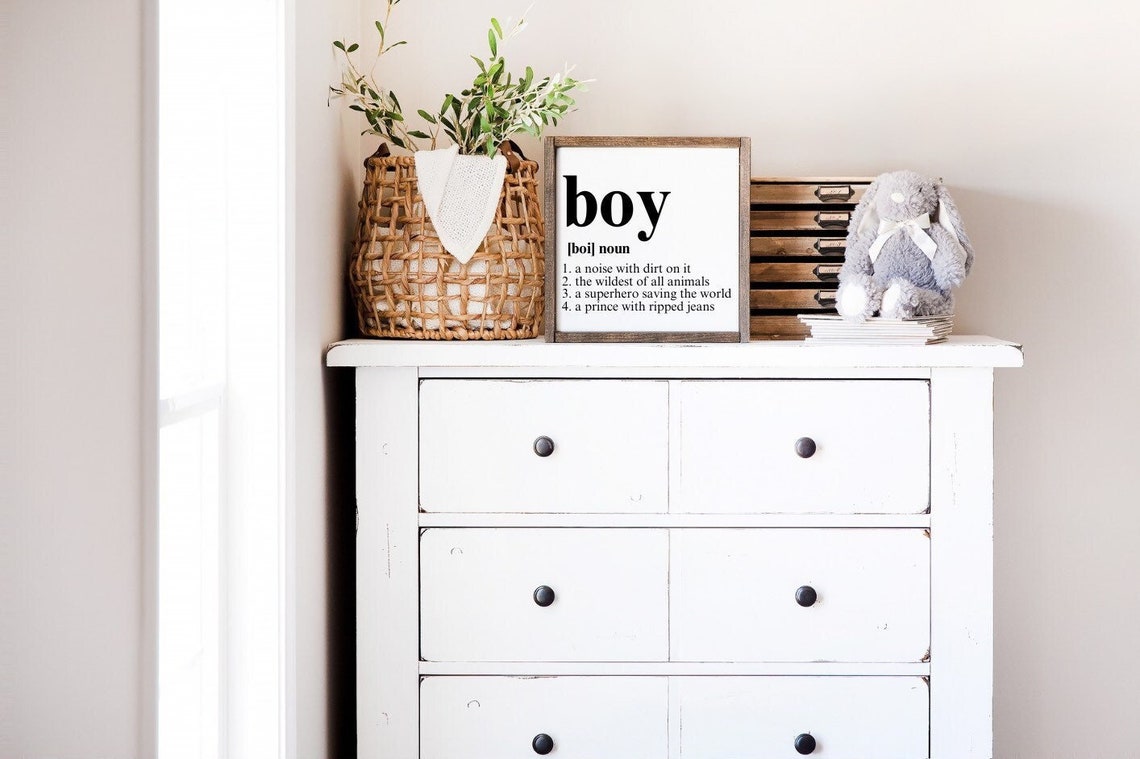 Boy Definition, Quote, Boy Room, Playroom, Nursery, Baby, Children's ...
