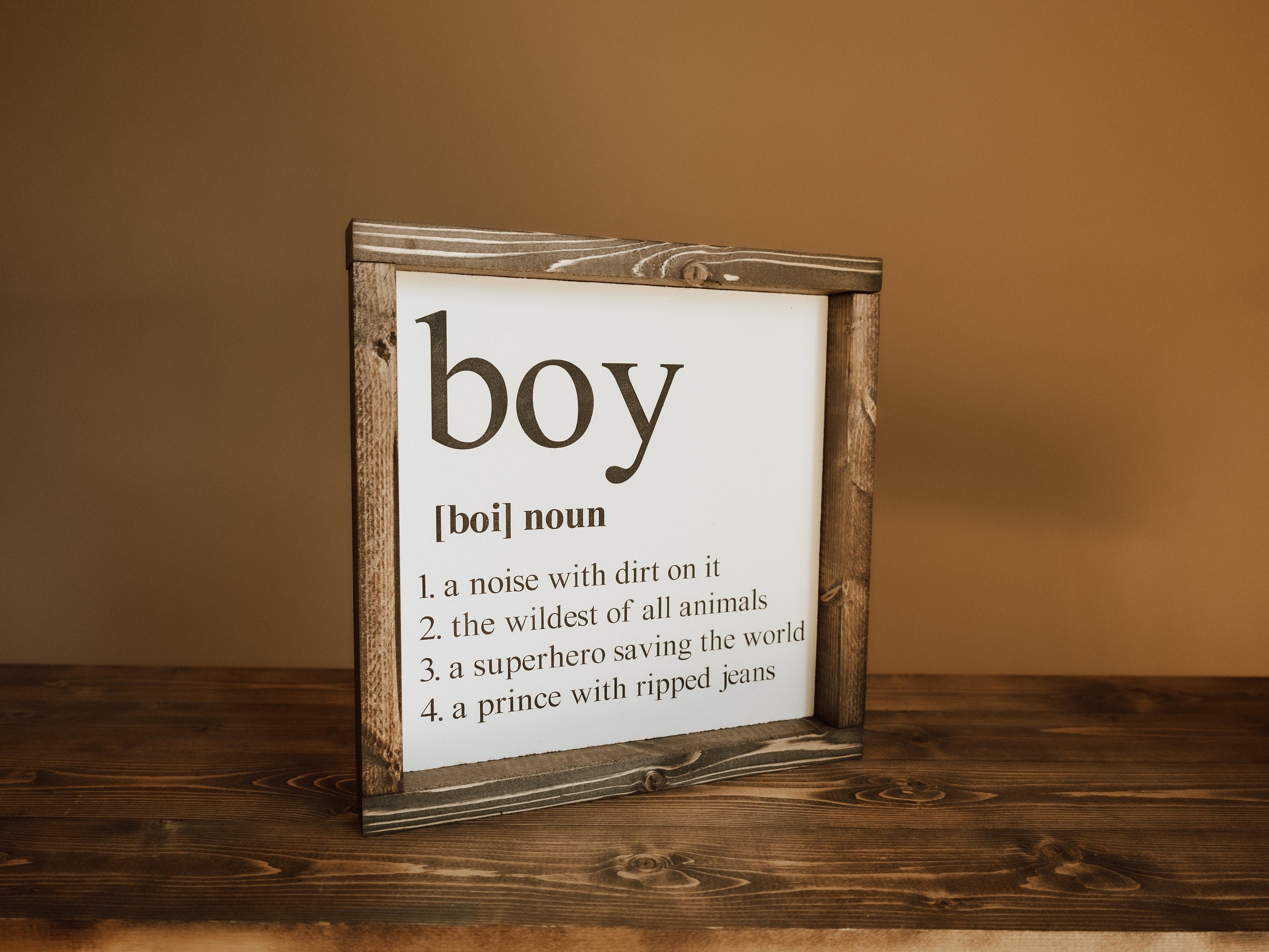 Boy Definition Print: Nursery Decor, Playroom Art (digital Download) - Etsy