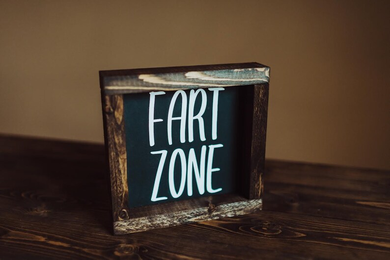 Fart Zone, Bathroom Sign SVG, Wood Sign SVG, Farmhouse, Funny Bathroom ...