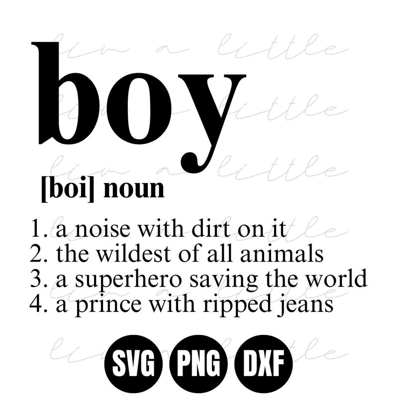 Boy Definition - Etsy