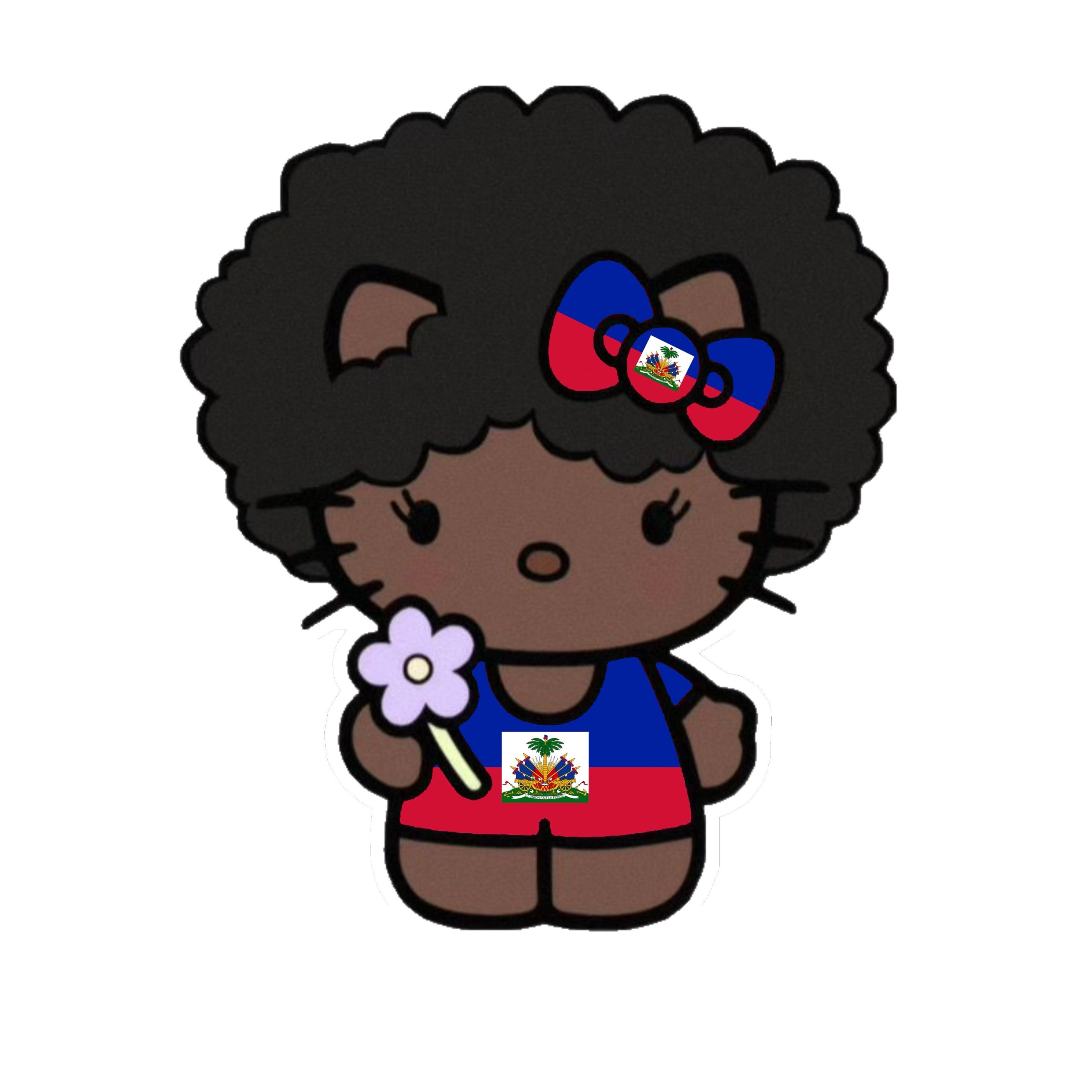 Haiti Cat Vinyl Stickers - Etsy