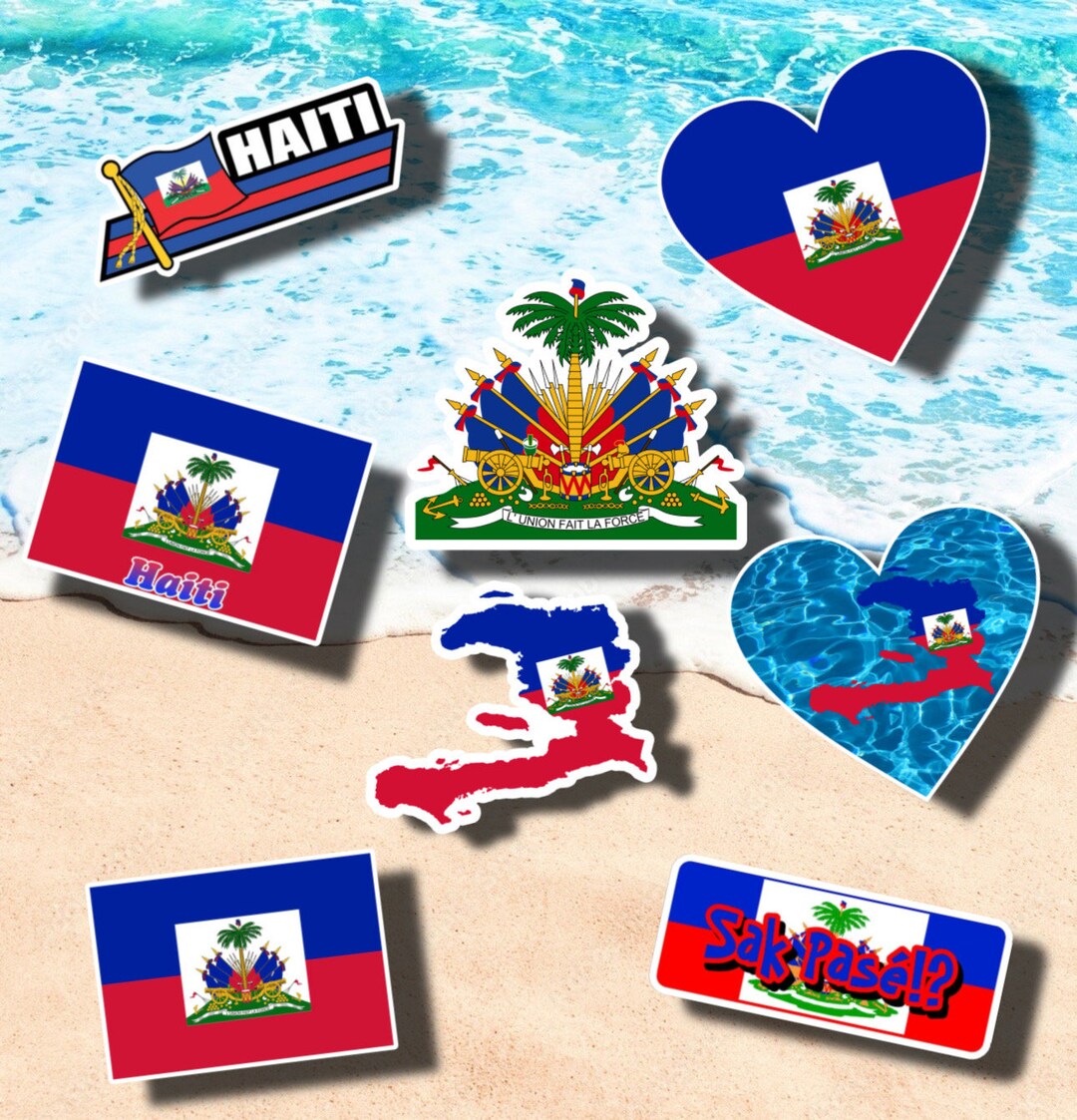 Haiti Vinyl Stickers - Etsy