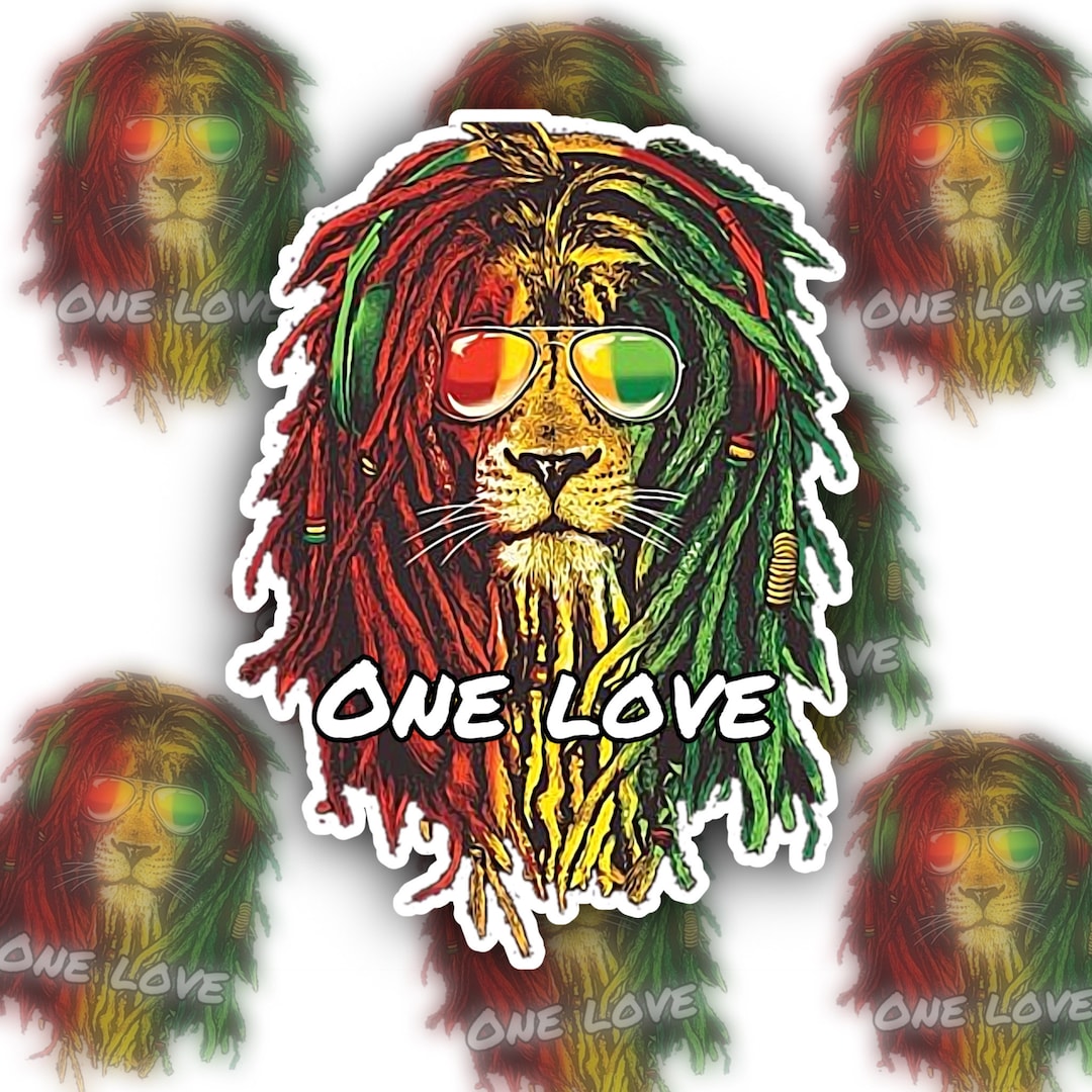 One Love Vinyl Sticker - Etsy