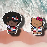 Haiti Flag Emblem Stickers - Etsy