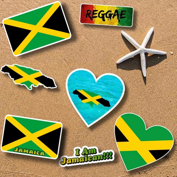 Jamaica Stickers - Etsy