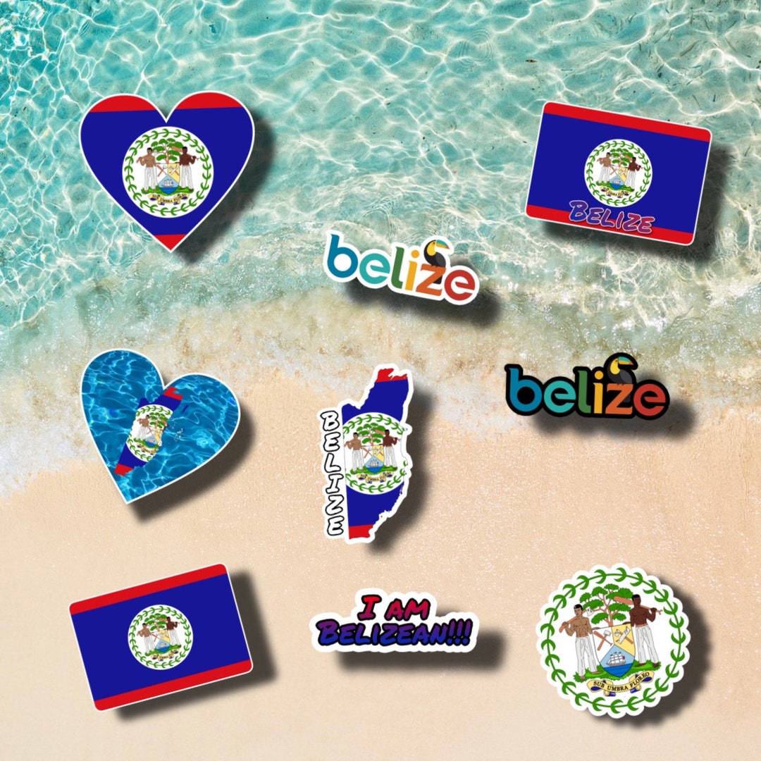 Belize Vinyl Stickers - Etsy
