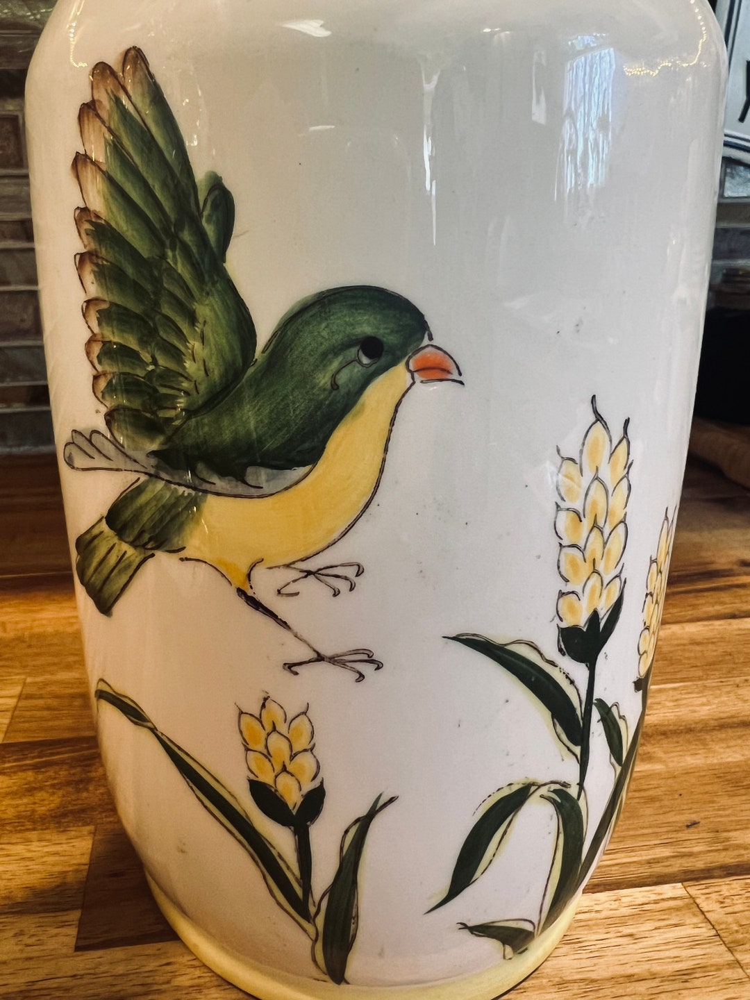 Inarco Japanese Hand Painted Vase - Etsy