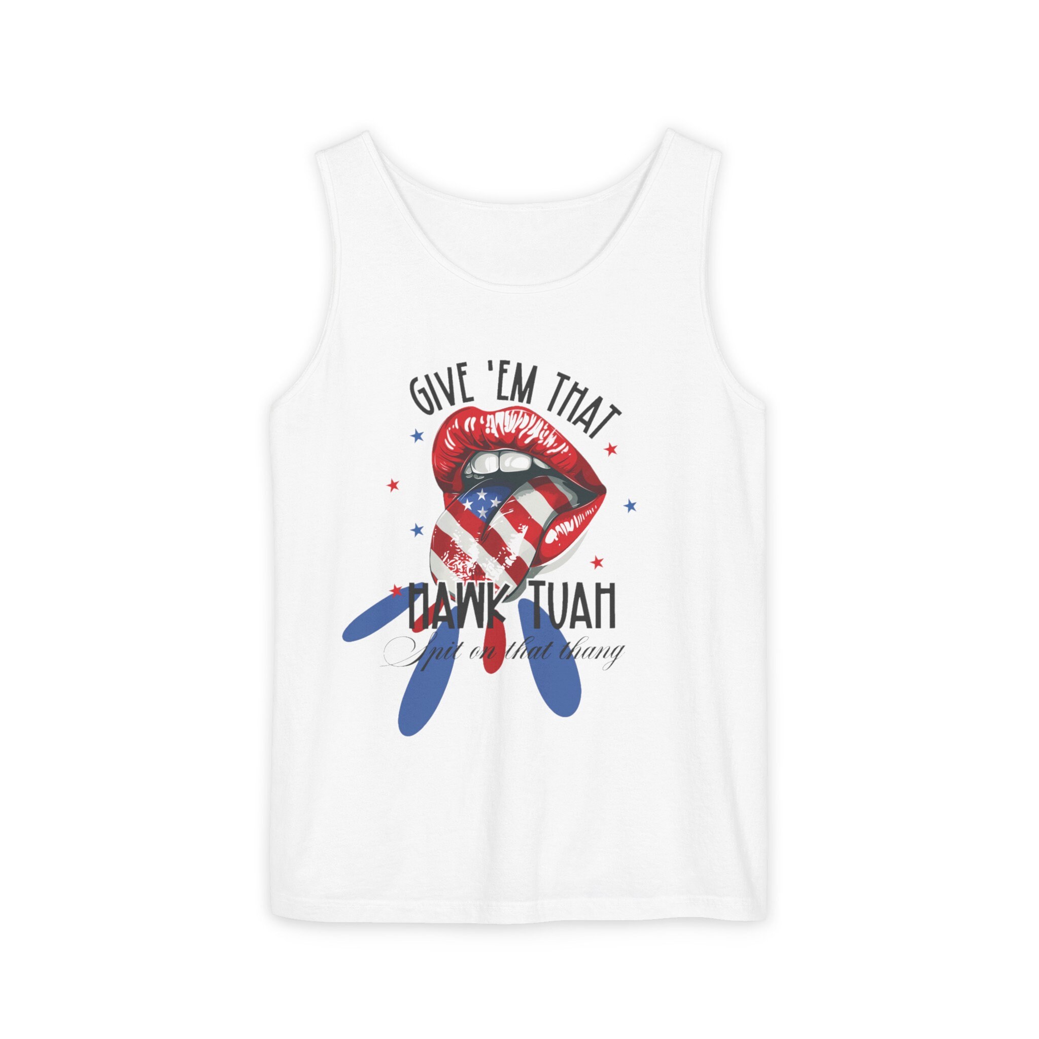 Hawk Tuah Fourth of July Tank Top Meme Tank Top - Etsy