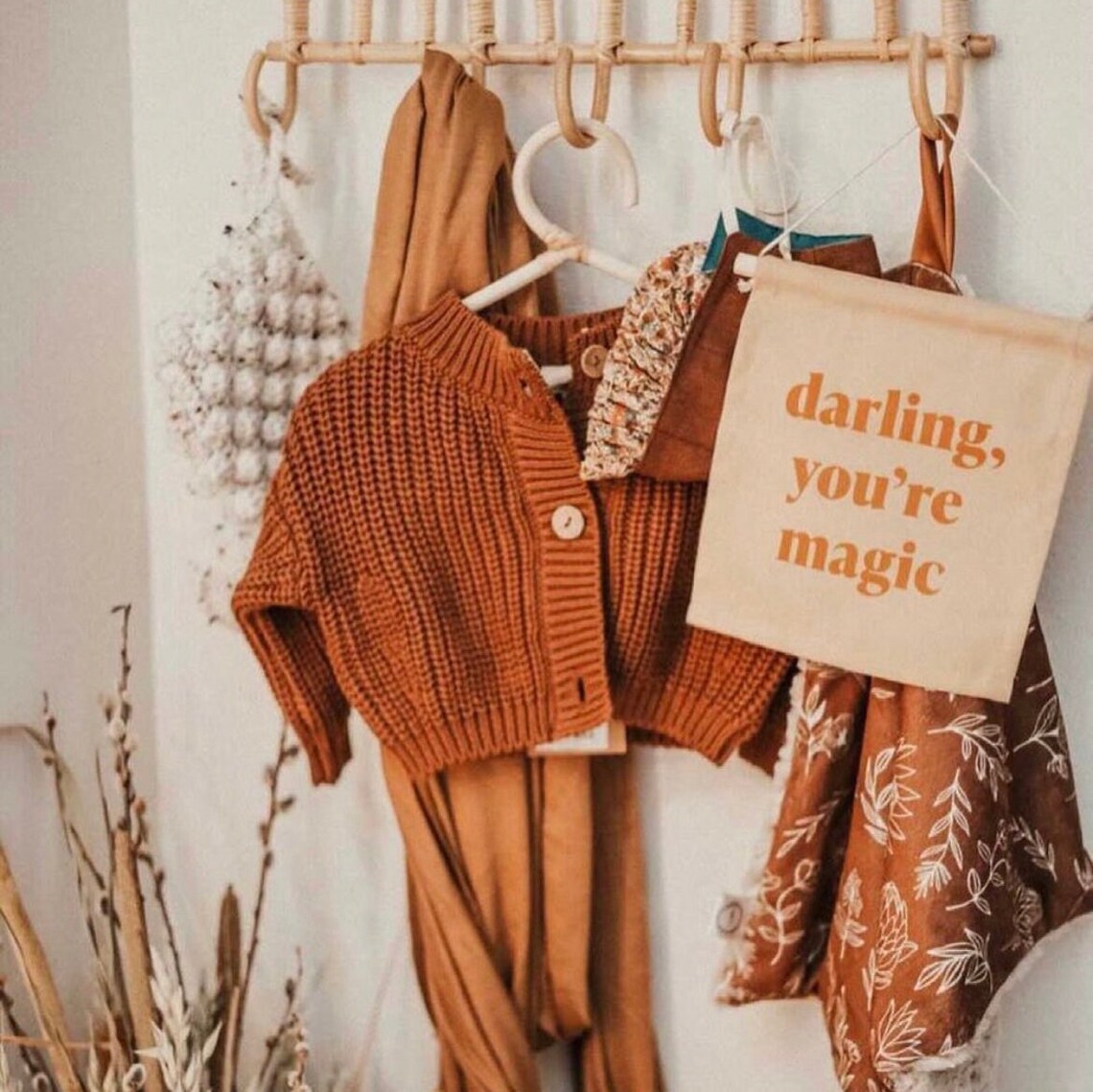 Darling You're Magic Hang Sign Mini Wall Hanging - Etsy