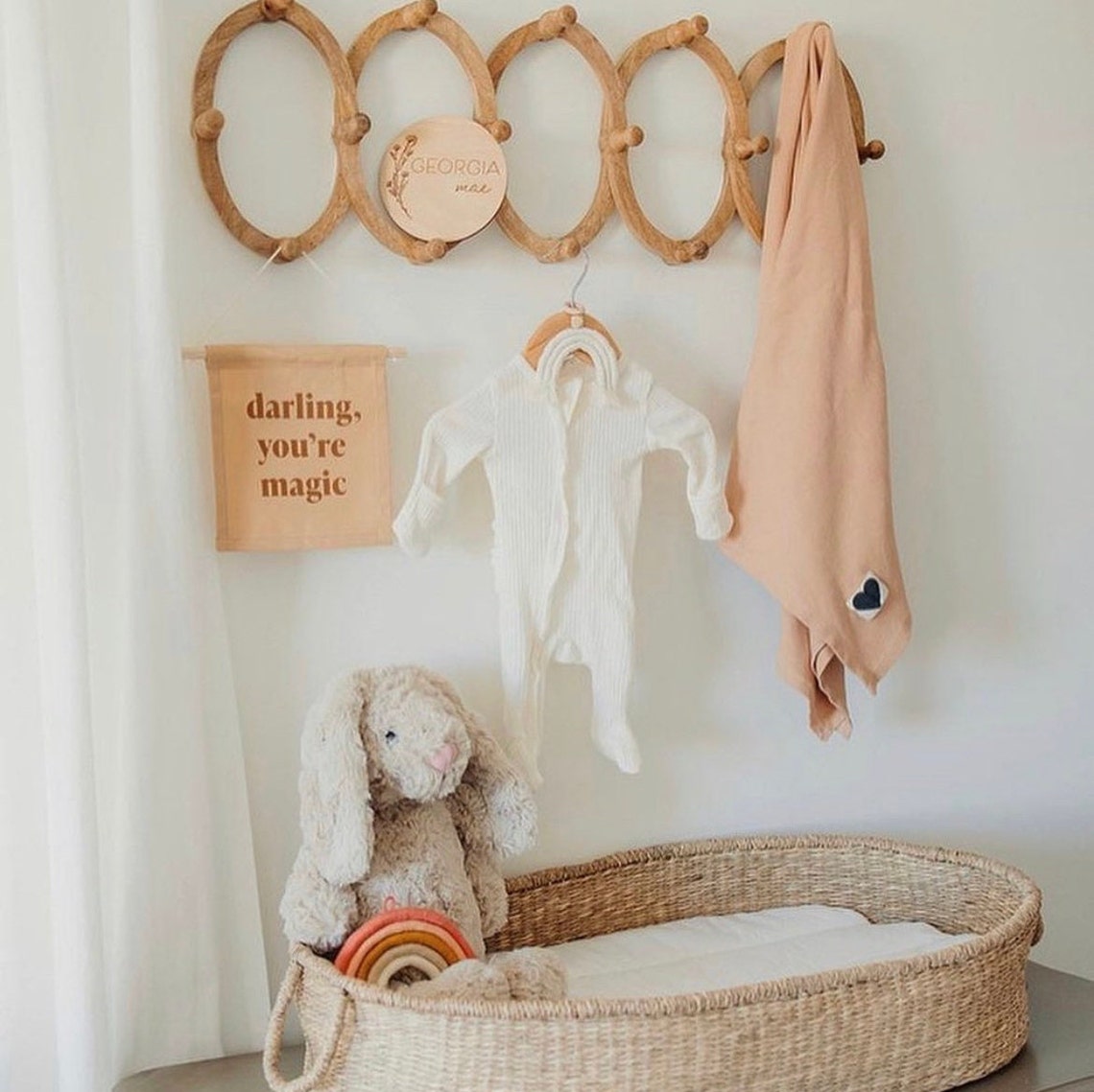 Darling You're Magic Hang Sign Mini Wall Hanging | Etsy