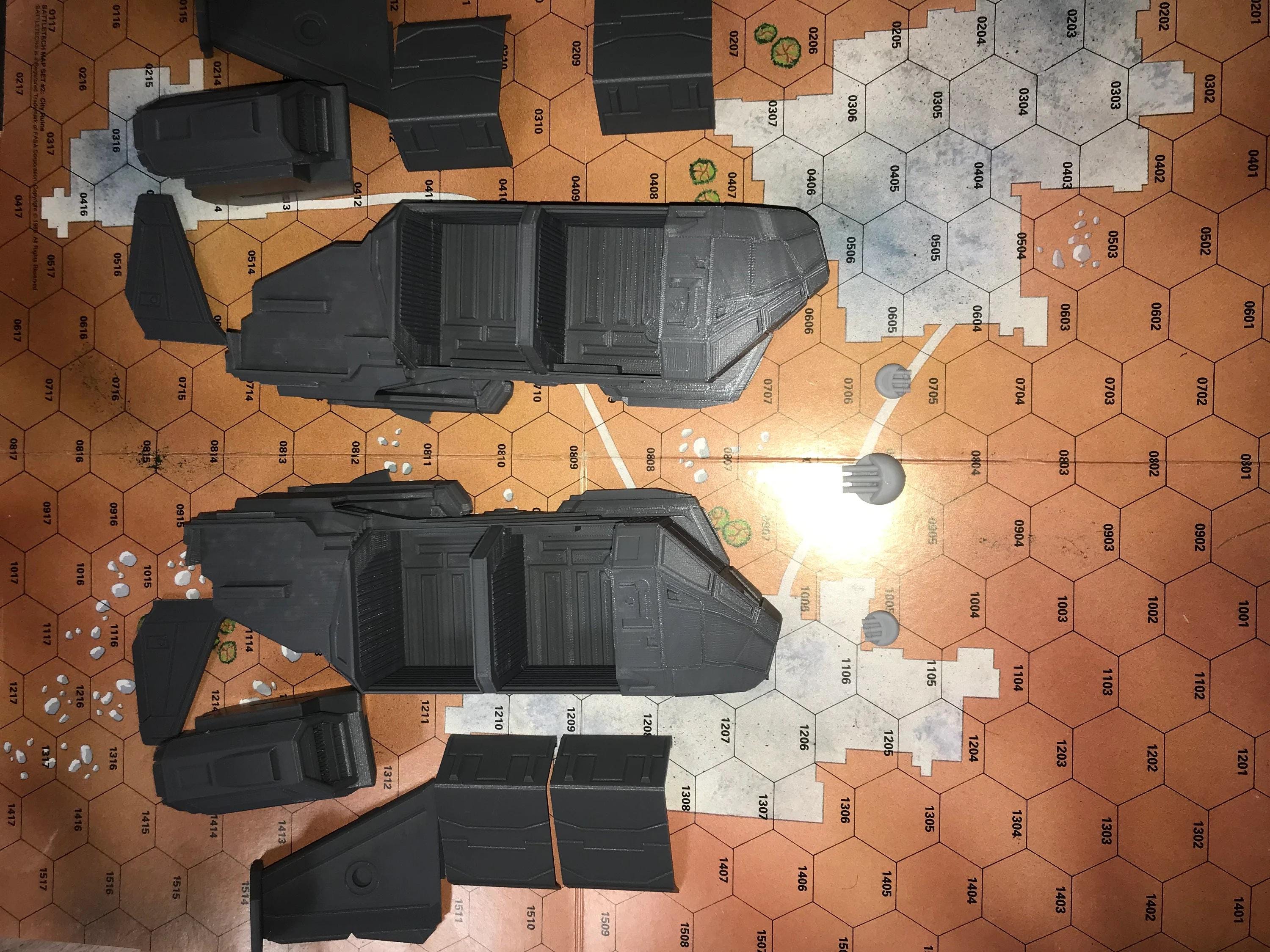 Leo (nuseen) - Mechscale Military Dropship | Compatible With Battletech ...