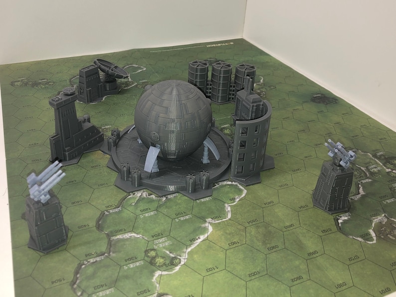 Spaceport Base and Dropship | Compatible With Battletech / American ...