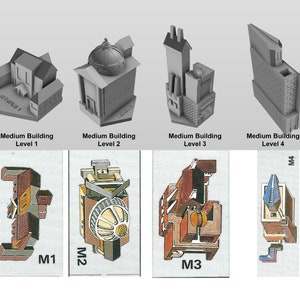 Classic Citytech (fullset) - 18 X Mapscale Buildings Compatible With ...