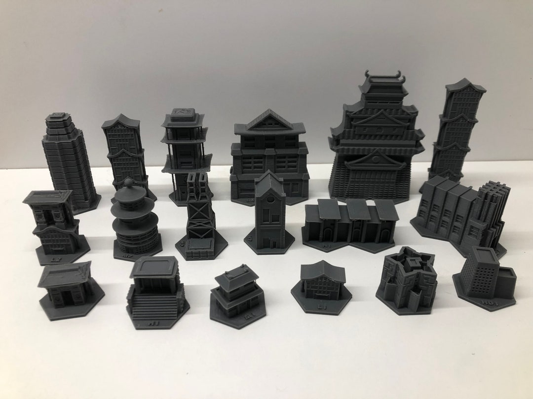 Luthien Citytech (fullset) - 18 X Mapscale Buildings | Compatible With ...