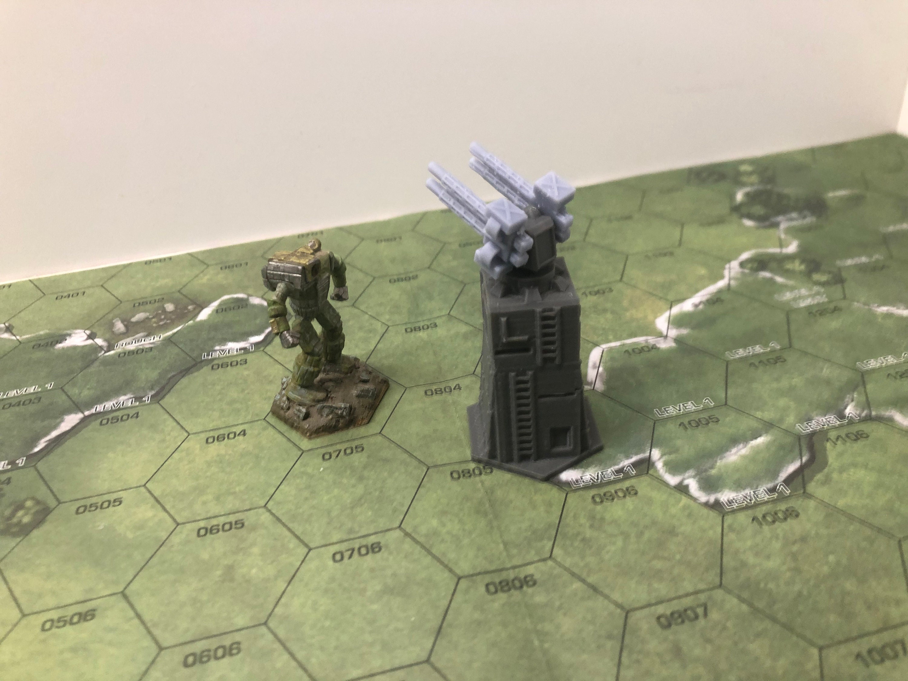 AA Towers and Quad Guns - Mapscale Building Compatible With Battletech ...