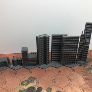 Classic Citytech (fullset) - 18 X Mapscale Buildings Compatible With ...