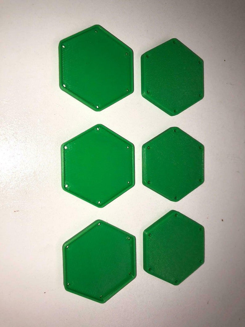 Wood Hexes for Hills - 3D Printed Terrain Compatible With Battletech ...