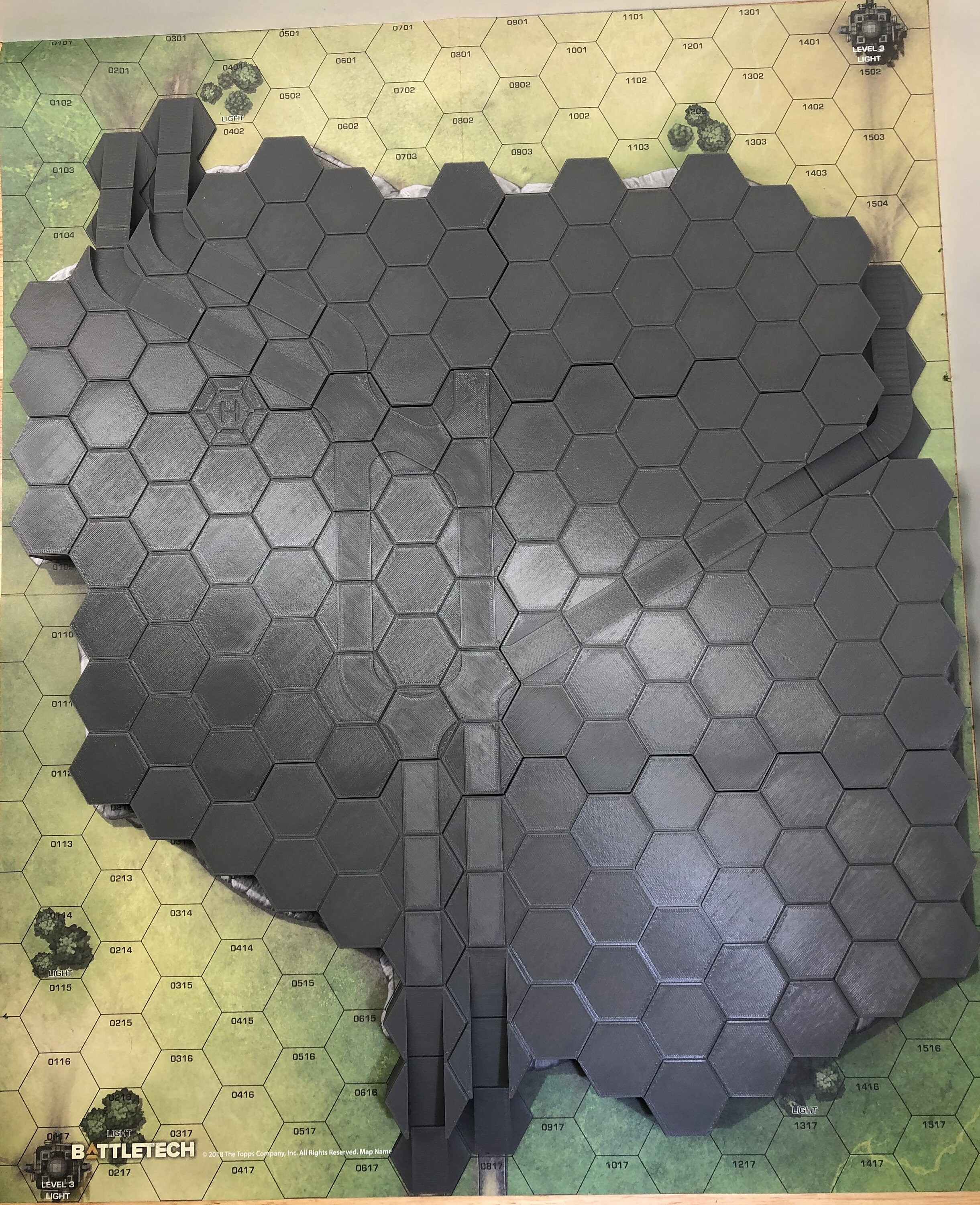 Hills for Forward Base Mapsheet - 3d-printed Terrain & Hills Compatible ...
