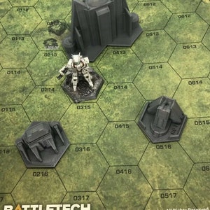 Classic Citytech - Single Mapscale Buildings Compatible With Battletech ...