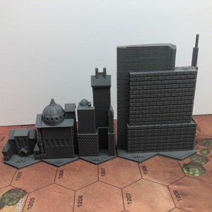 Classic Citytech (fullset) - 18 X Mapscale Buildings Compatible With ...