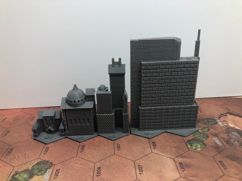 Battletech/citytech 18 X Bâtiments Mapscale ensemble - Etsy