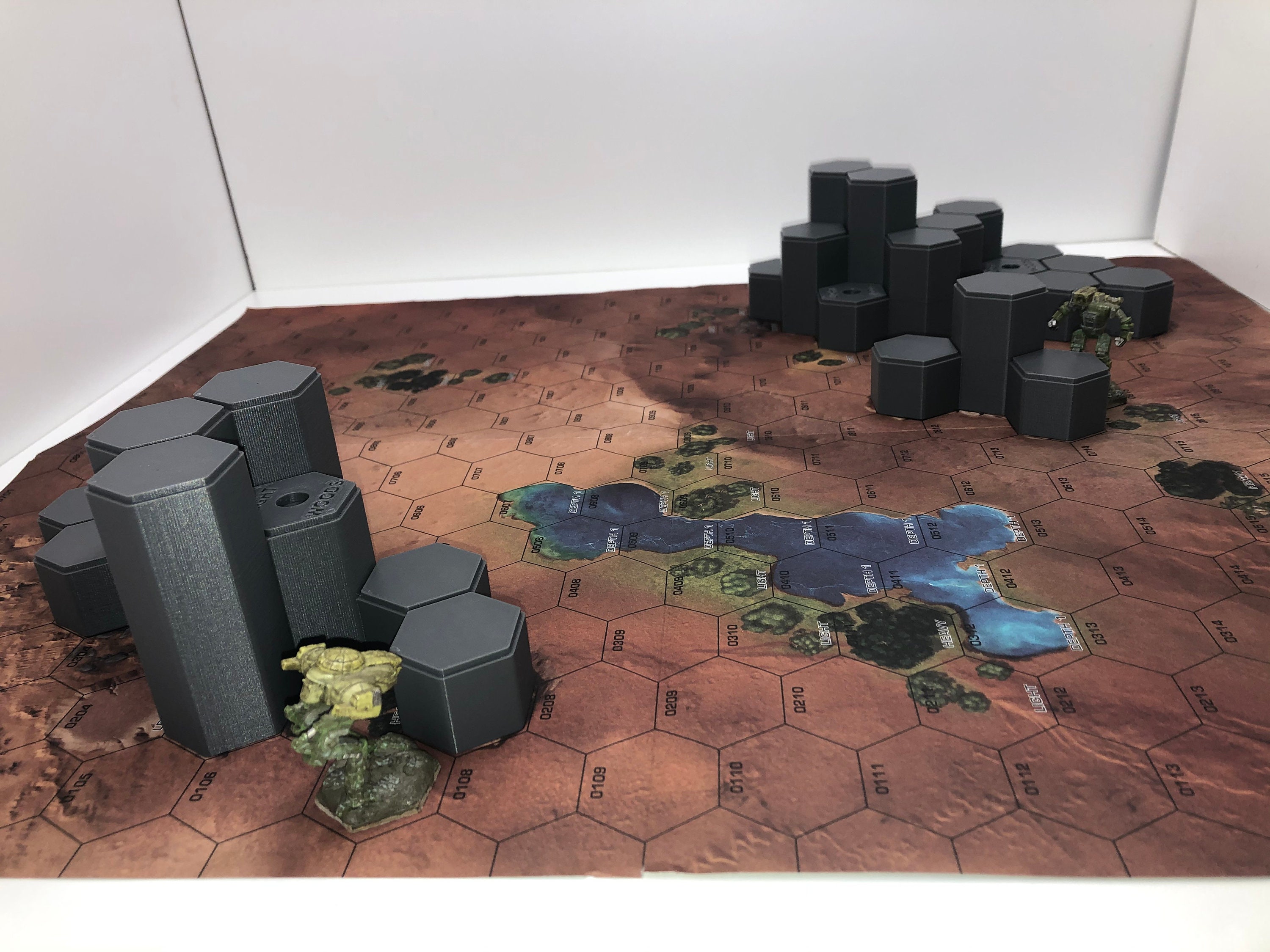 Hills for Desert #2 Mapsheet | 3d-printed Terrain Compatible With BT ...