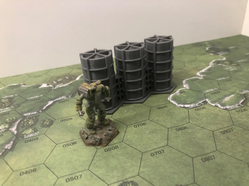 Battletech/citytech Mapscale Building Réservoirs De Carburant 3 ...