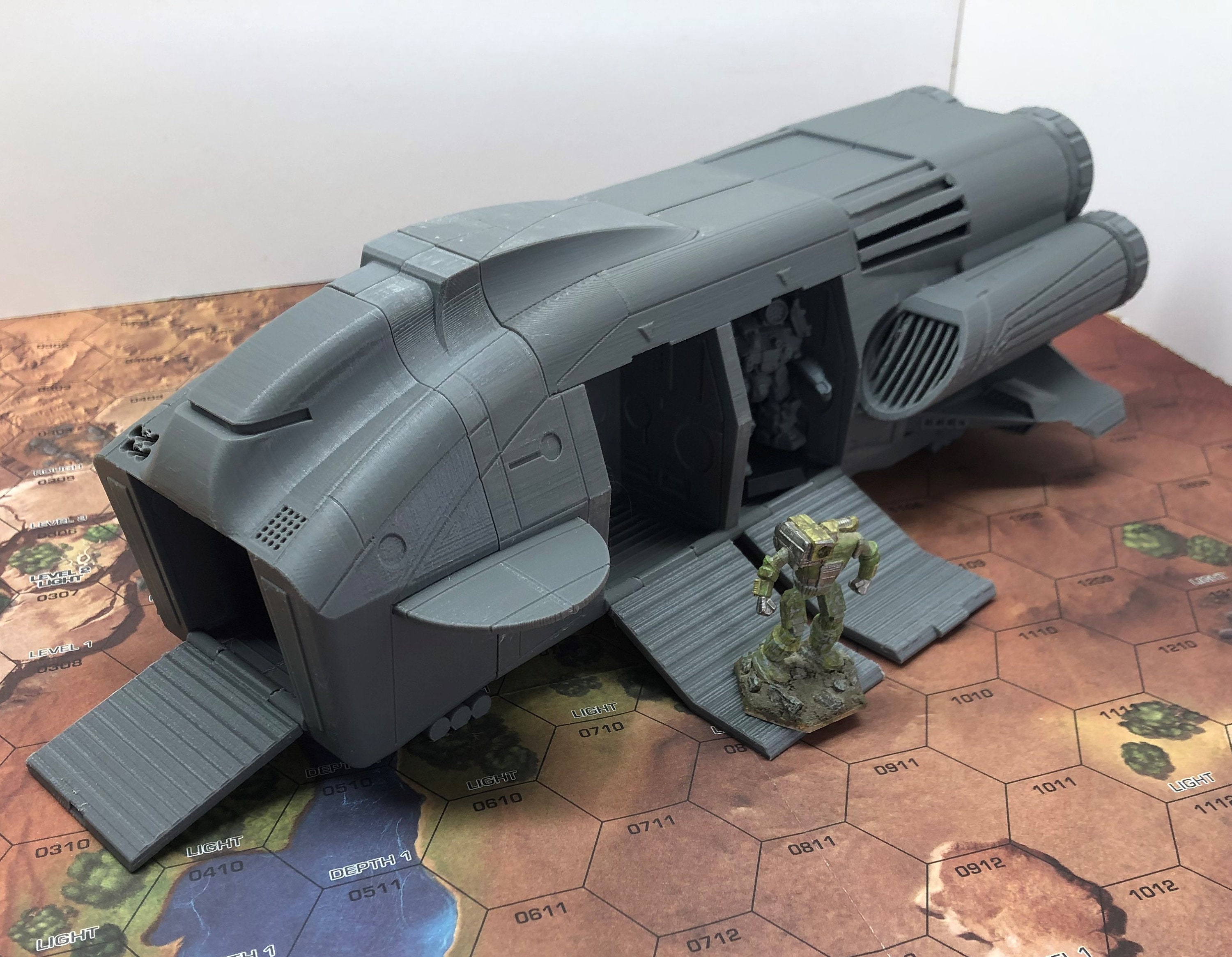 Mechscale Clan Broadsword Dropship Battletech - Etsy
