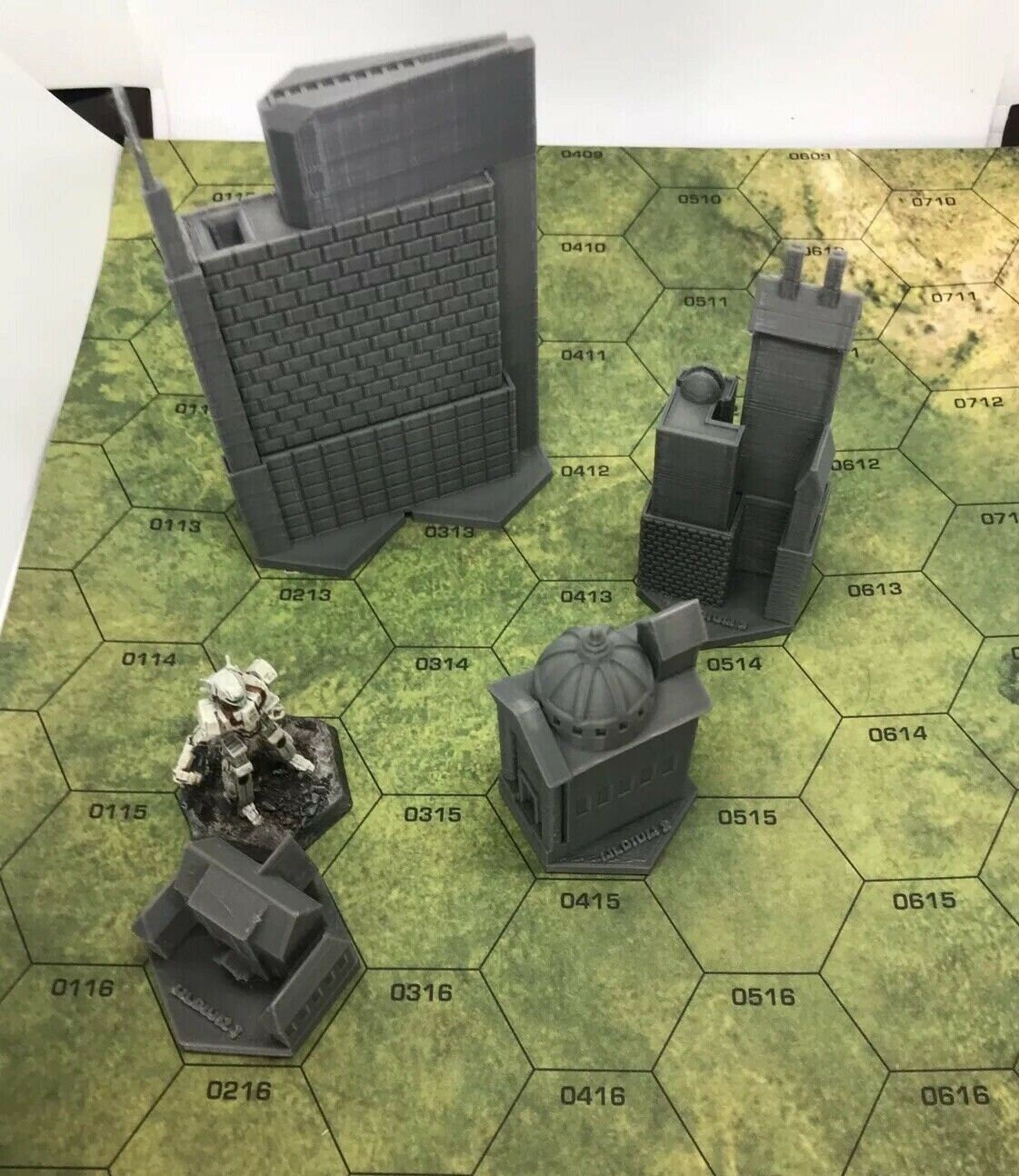 Classic Citytech - Single Mapscale Buildings Compatible With Battletech ...