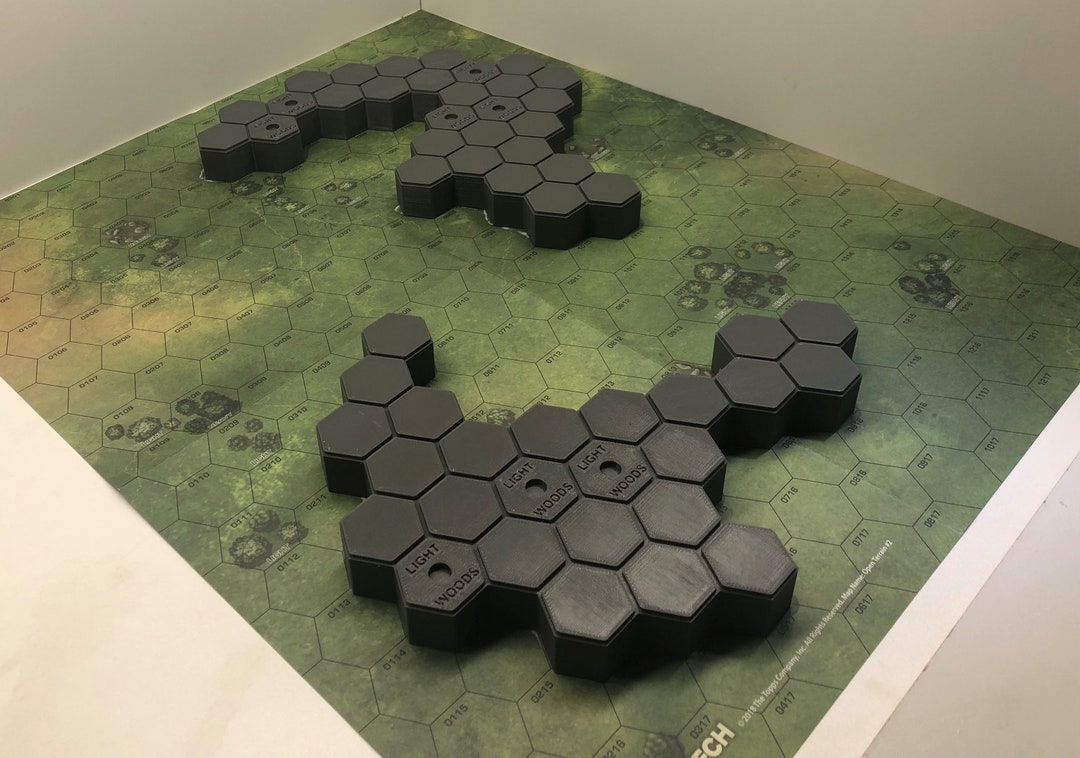 Hills for Open Terrain #2 Mapsheet - 3d-printed Terrain & Hills ...