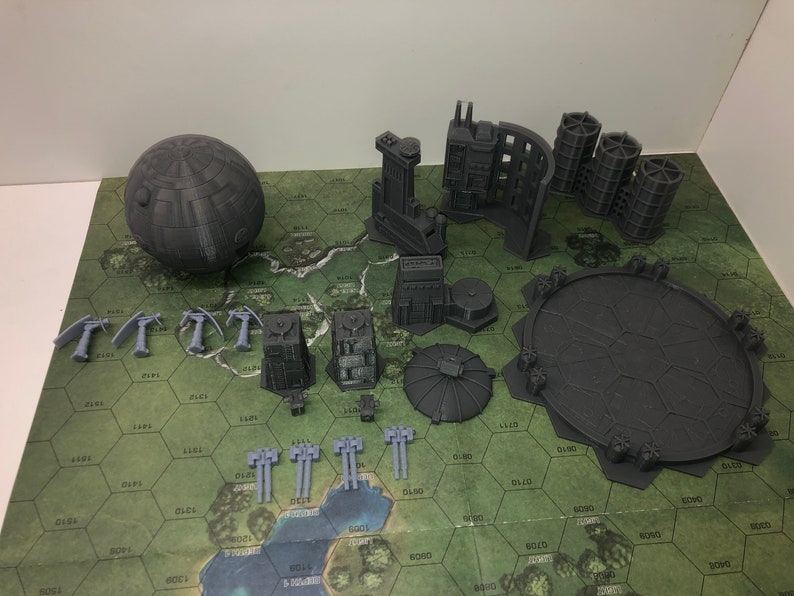 Spaceport Base and Dropship | Compatible With Battletech / American ...