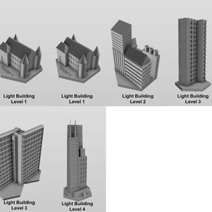 Classic Citytech (fullset) - 18 X Mapscale Buildings Compatible With ...