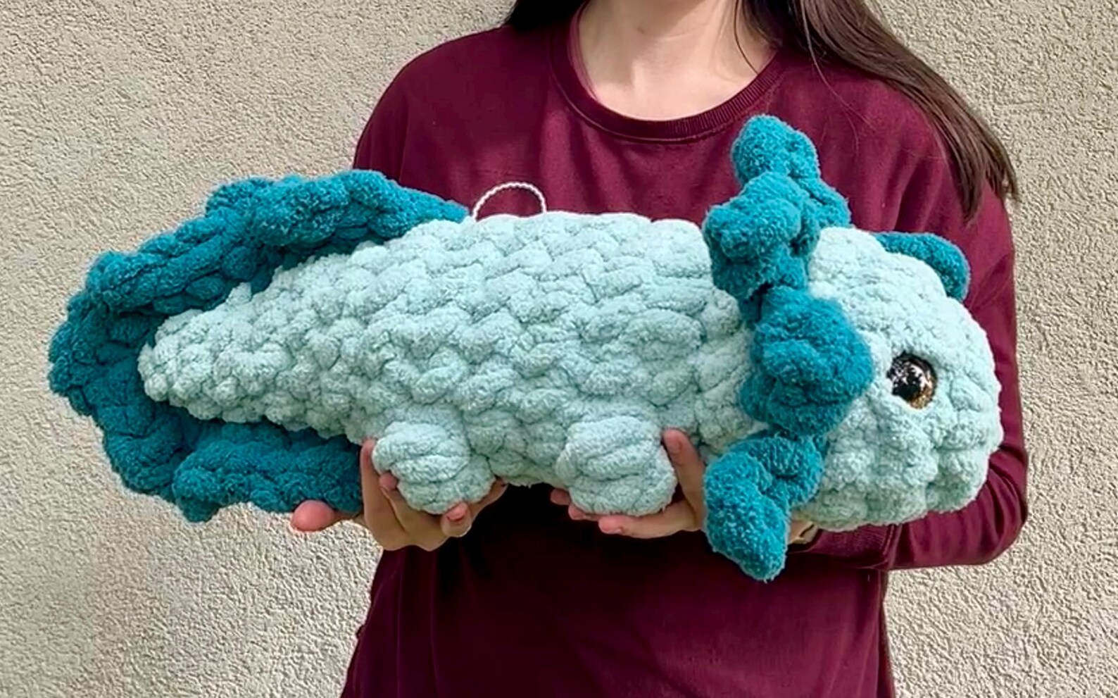 Low Sew Chunky Axolotl, Crochet Pattern, Jumbo Amigurumi, Simple ...