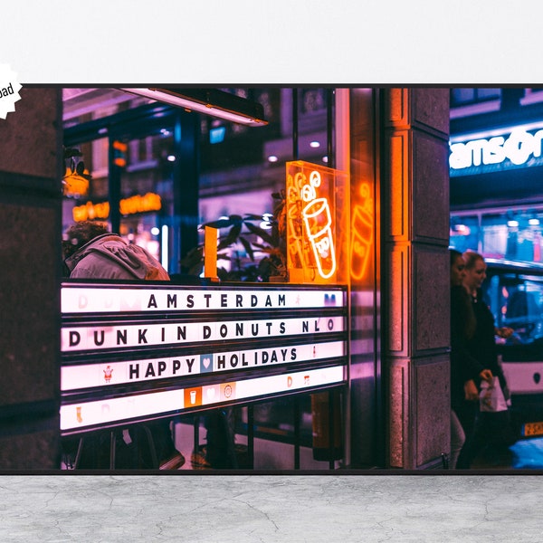 Dunkin Donuts Neon Sign - Etsy