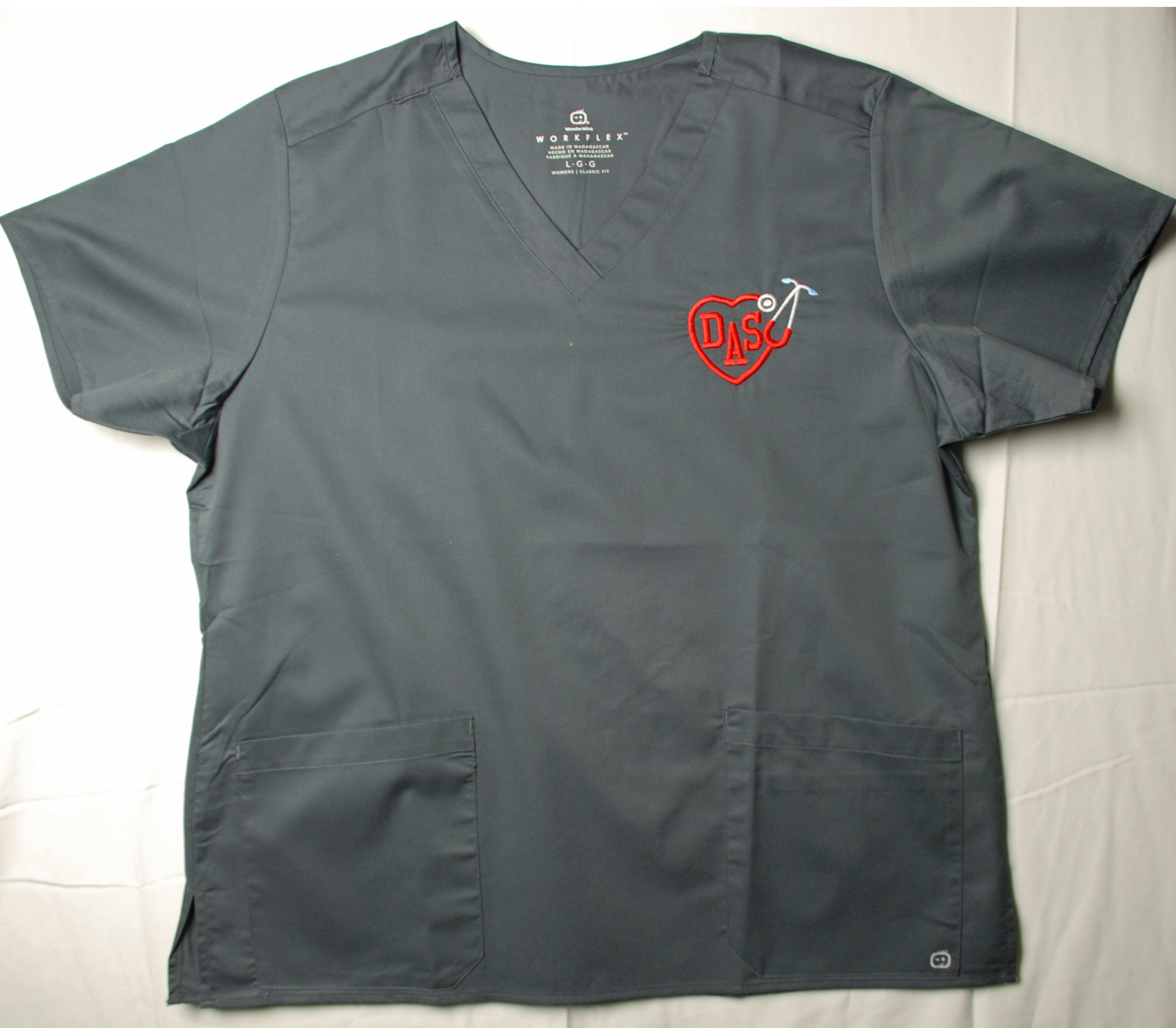 Embroidered Personalized Scrub Top, Nurses Scrub Top Personalized ...