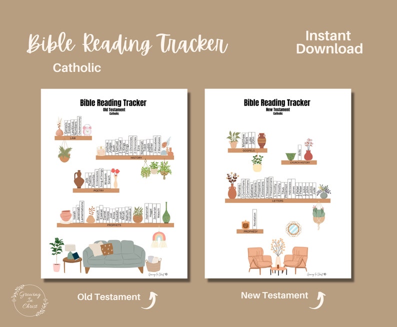 Bible Reading Tracker, Books of the Bible, Bible Tracker, Bible Reading ...