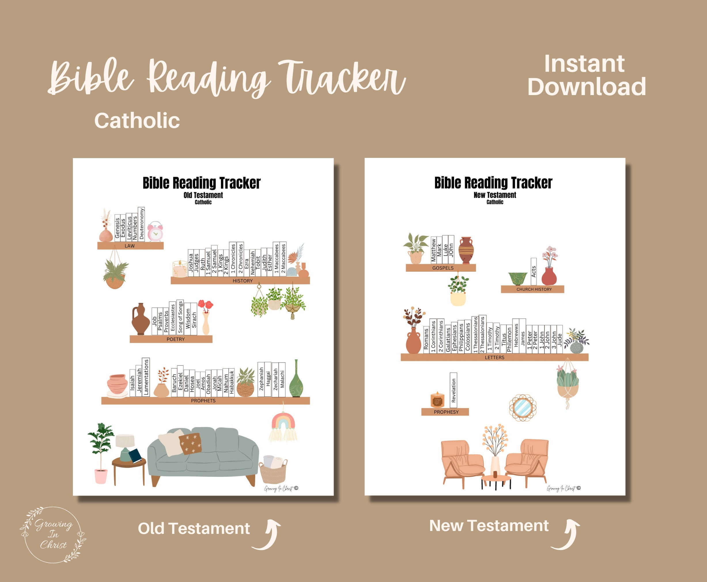 Bible Reading Tracker, Books of the Bible, Bible Tracker, Bible Reading ...