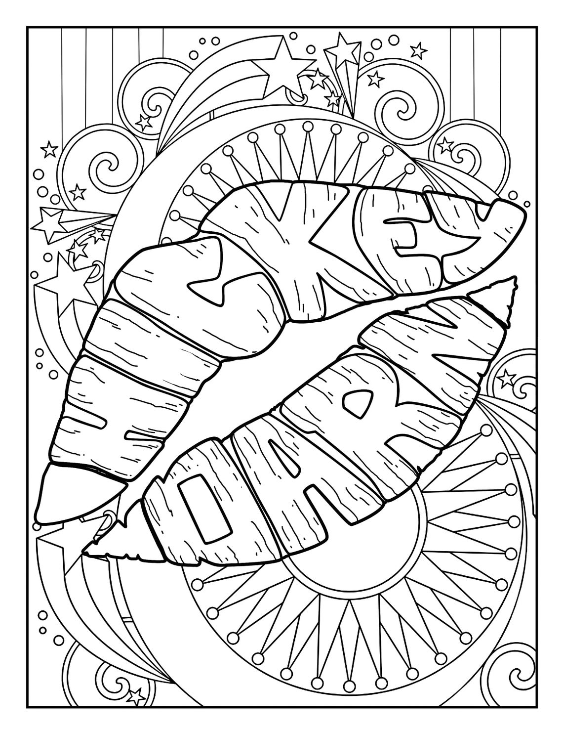 Clean Cuss Words Coloring Pages - Etsy