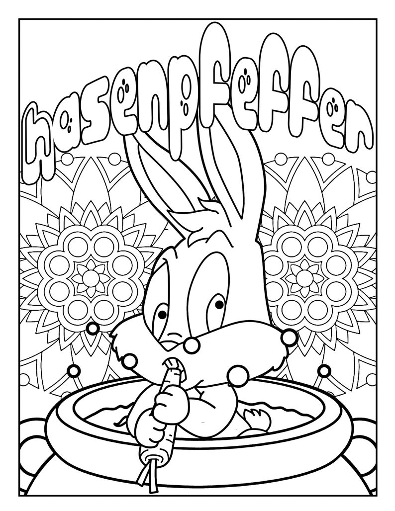 Clean Cuss Words Coloring Pages - Etsy