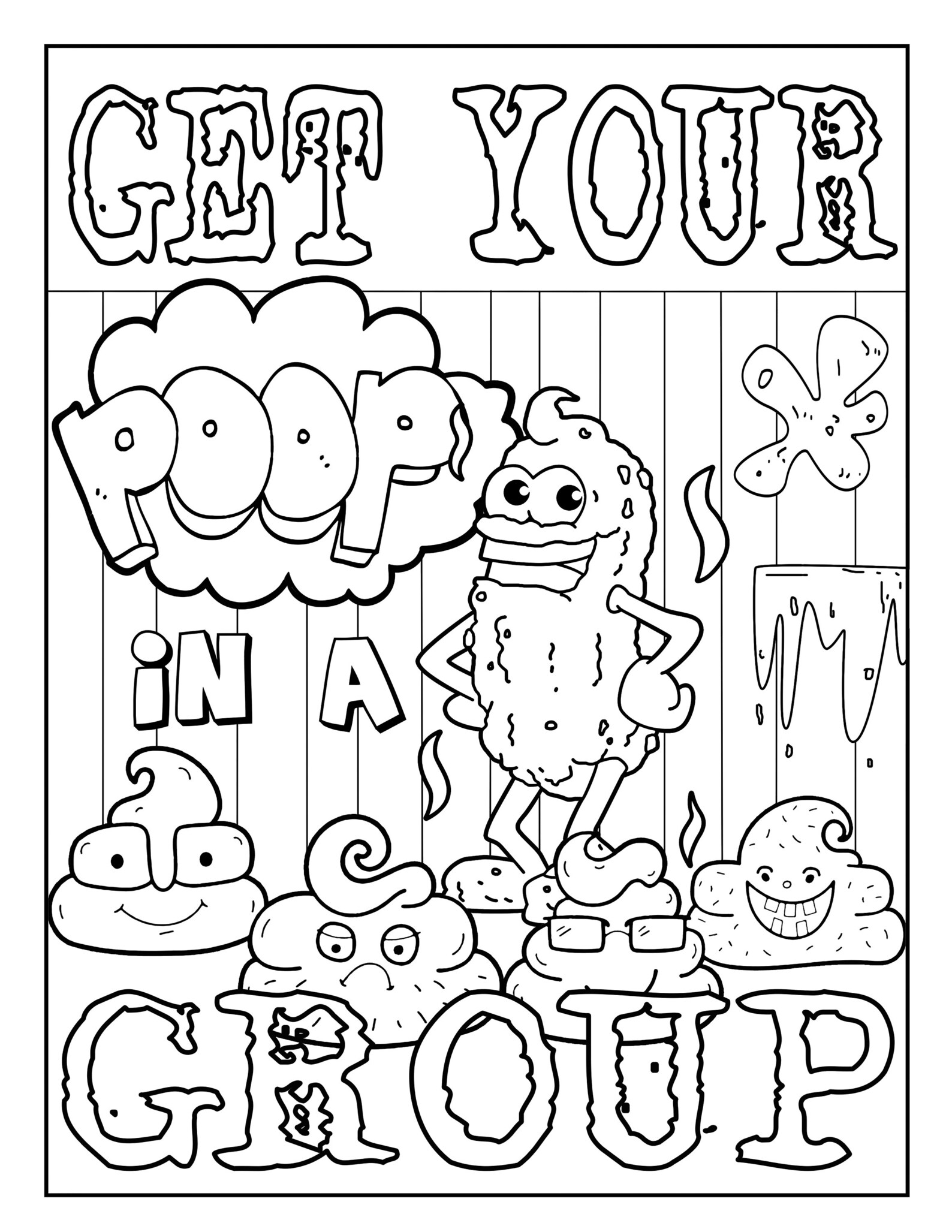 Clean Cuss Words Coloring Pages - Etsy